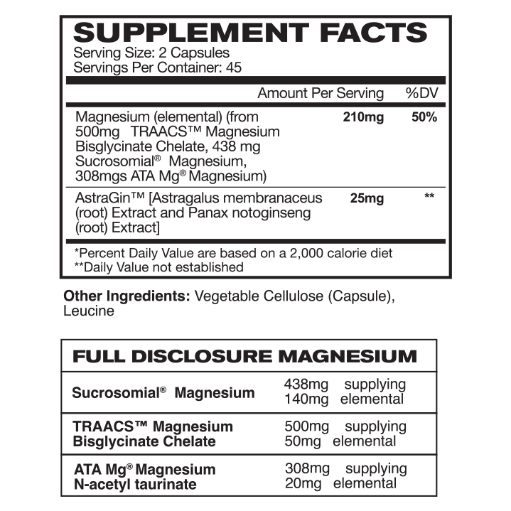 Magnesium | Premium 3 Source Blend - Astroflav